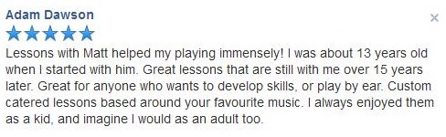 Adam Dawson | KINGSTON ONTARIO GUITAR LESSONS with Matthew Woodward